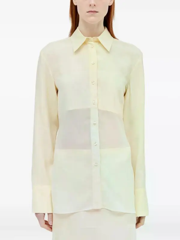 Sportmax Sheer Panelled Shirt