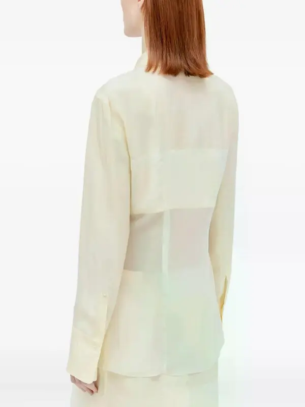 Sportmax Sheer Panelled Shirt