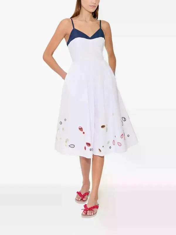 Rosie Assoulin - The Undress Broderie-Anglaise Poplin Dress