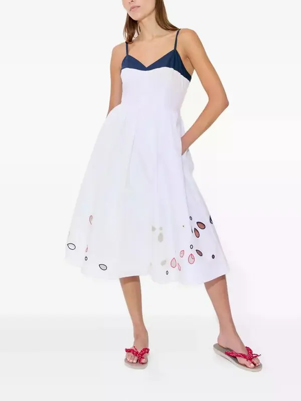 Rosie Assoulin - The Undress Broderie-Anglaise Poplin Dress