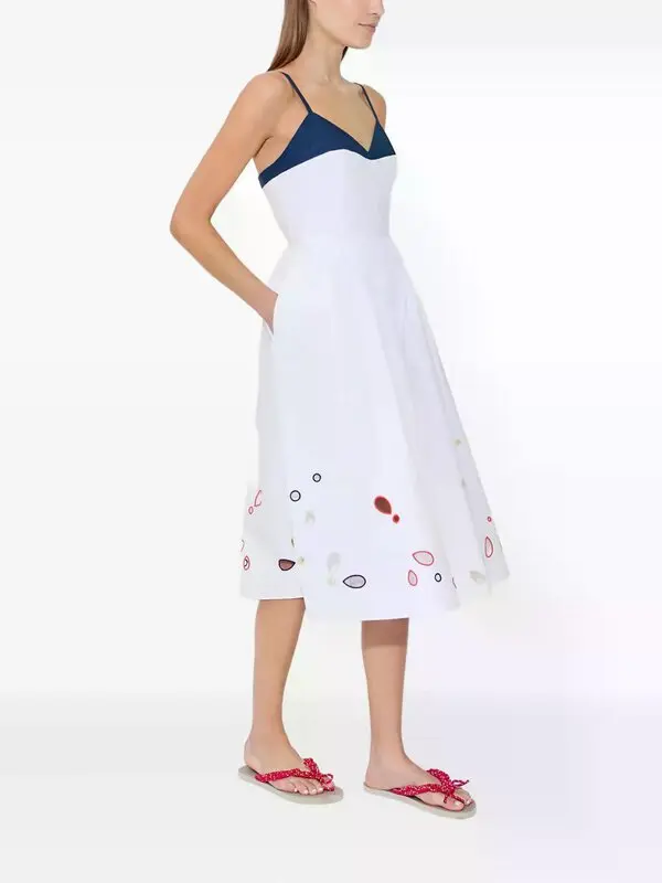 Rosie Assoulin - The Undress Broderie-Anglaise Poplin Dress