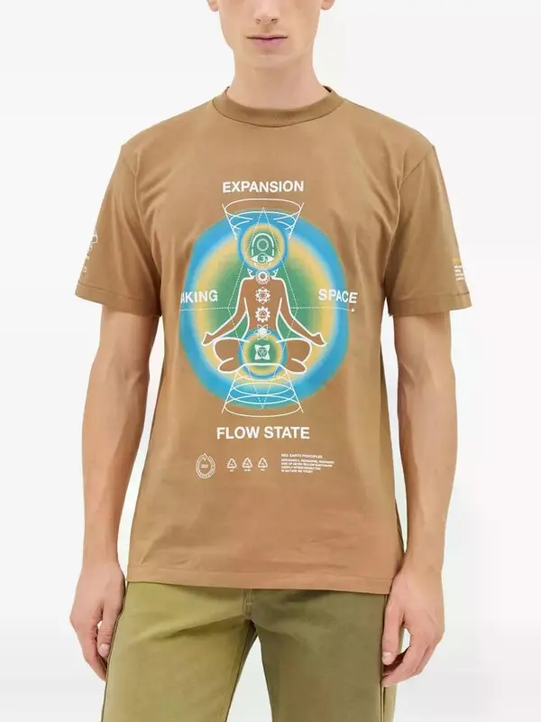 SPACE AVAILABLE Making Space Graphic-print Crew-neck T-shirt