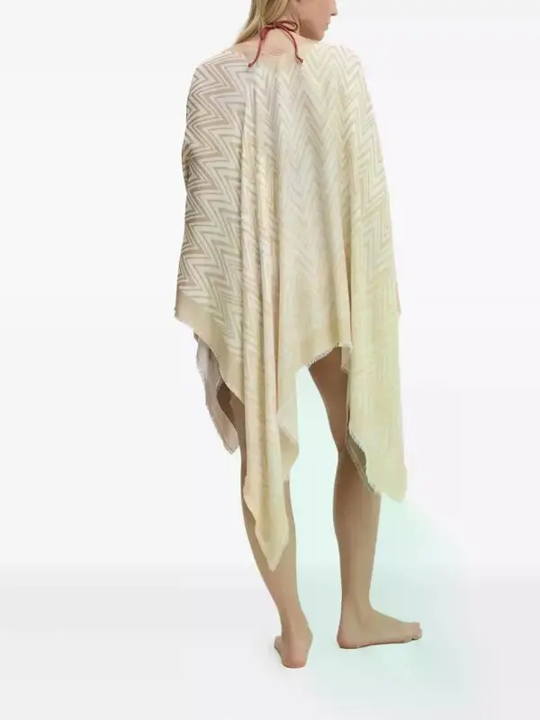 Missoni Zigzag-pattern Fringed Poncho