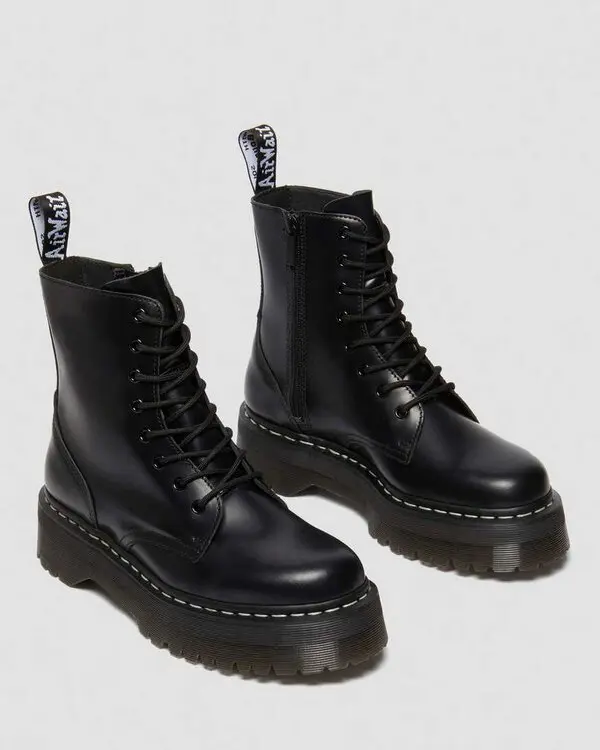 Dr. Martens Jadon White Stitch Boots