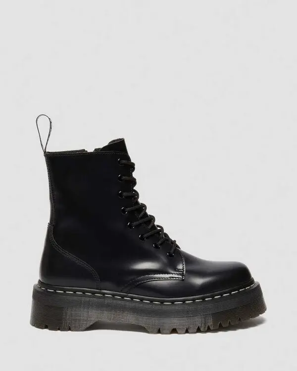 Dr. Martens Jadon White Stitch Boots