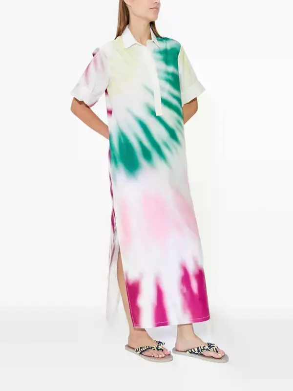 Rosie Assoulin Tie-dye Poplin Dress