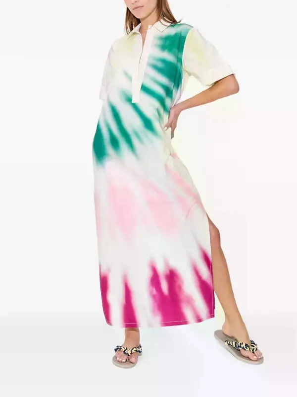 Rosie Assoulin Tie-dye Poplin Dress