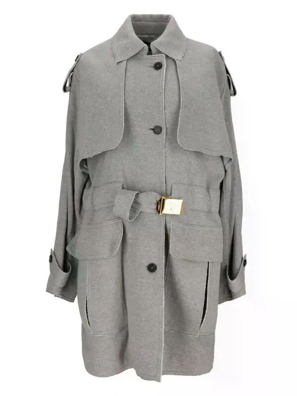 TOM FORD Belted Button-fastening Coat