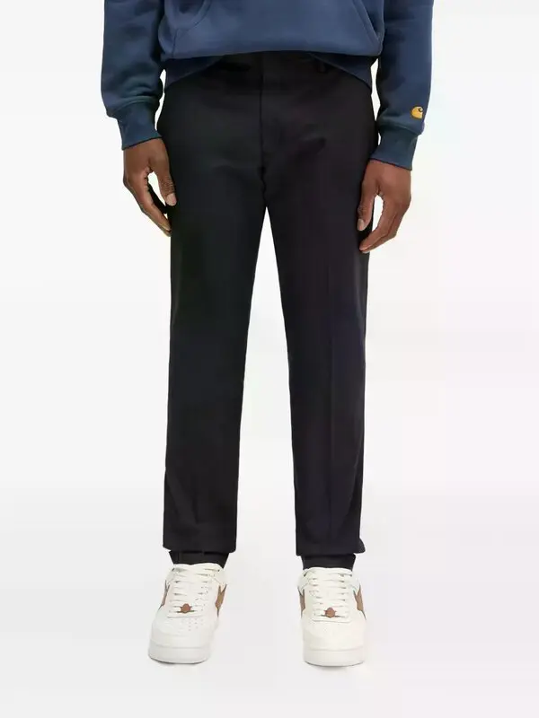 Paul Smith Pressed-crease Trousers - Blue