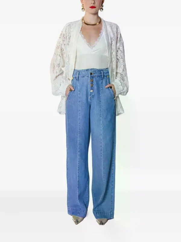 LETHICIA BRONSTEIN Button Detailed Denim Pant