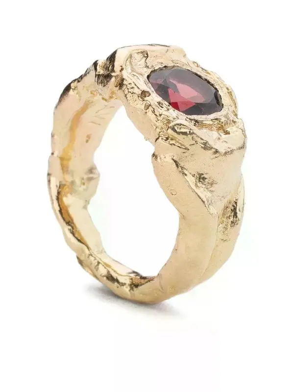 ALICE WAESE 14k Yellow Garnet Ring