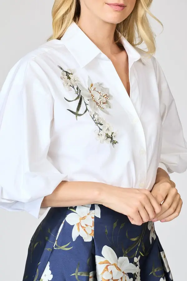 Sachin & Babi Cotton Shirting Top