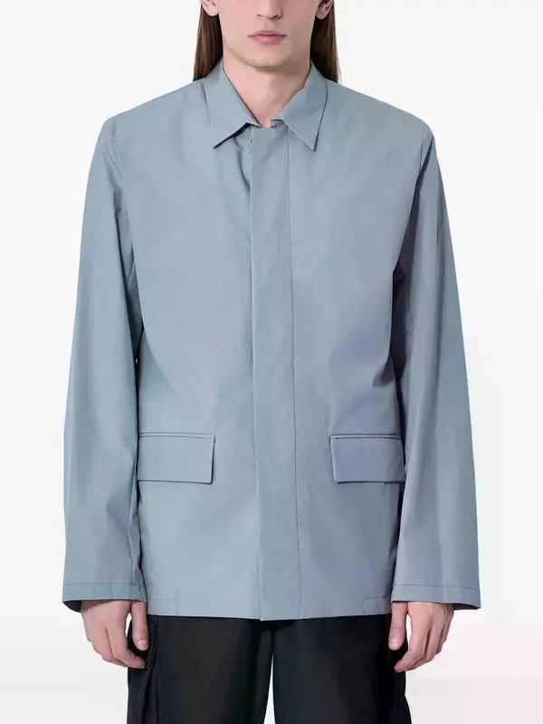 RIER Flap-pocket Cotton Shirt Jacket