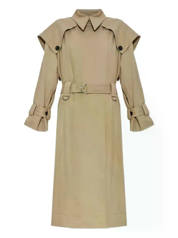 IRO PARIS Cape-collar Belted Trench Coat
