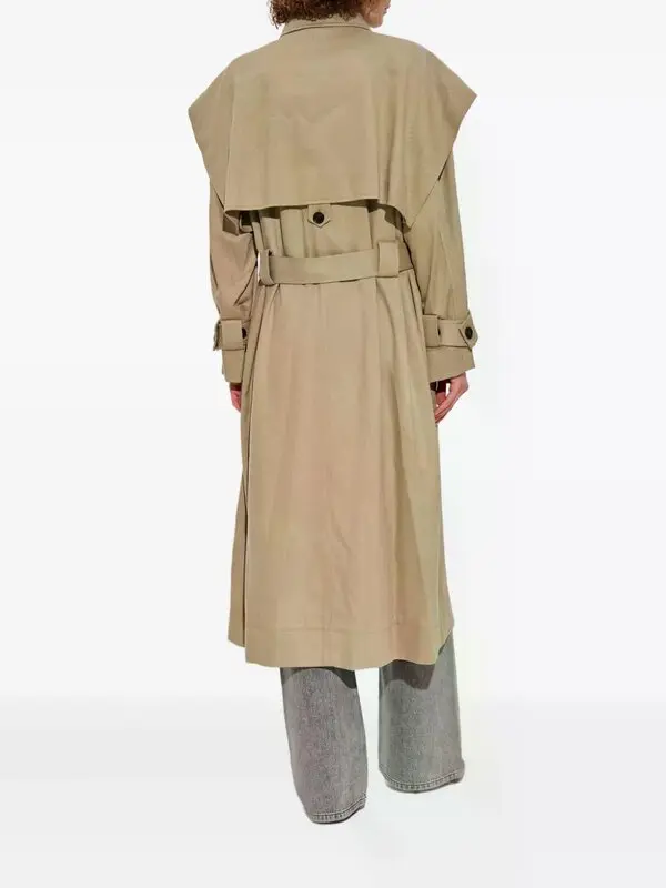 IRO PARIS Cape-collar Belted Trench Coat