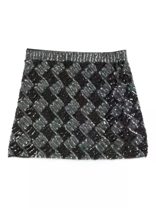 P.a.r.o.s.h Sequin-embellished Mini Skirt