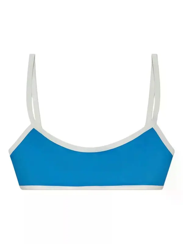 Marysia Contrast-trim Bikini - Blue