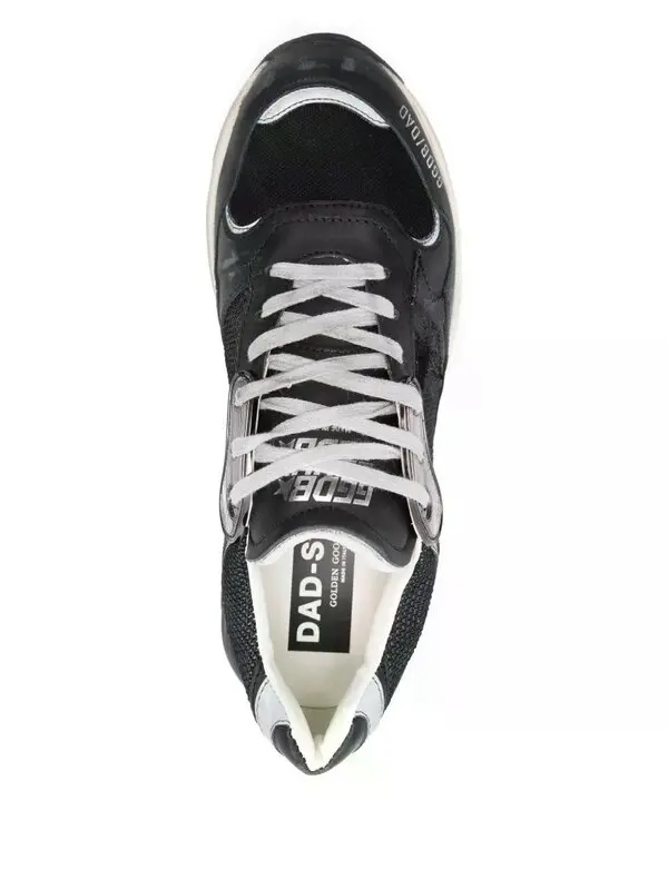 GOLDEN GOOSE Dad-star Leather Sneakers - Black