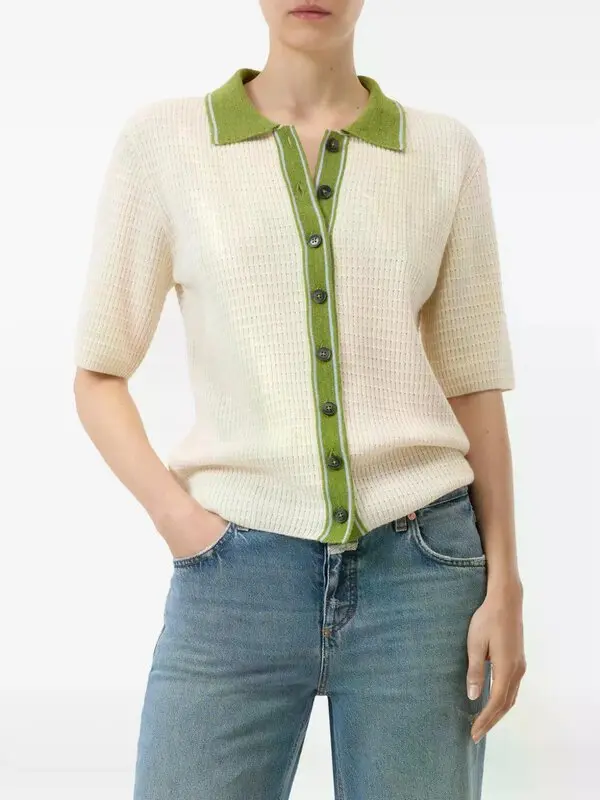 Closed Short Sleeve Cardigan