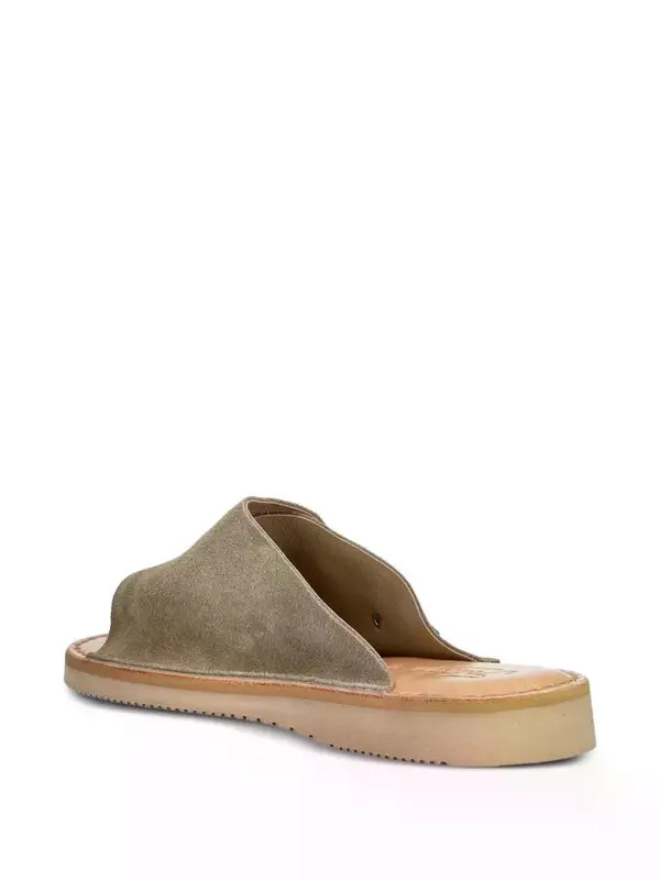 FRACAP D110 Double-buckle Sandals - Neutrals