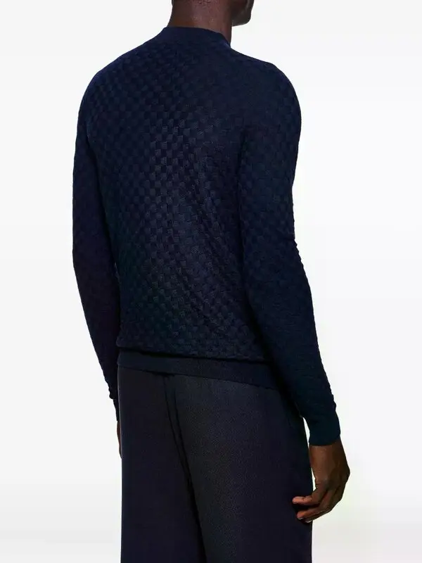Giorgio Armani Textured Weave Sweater