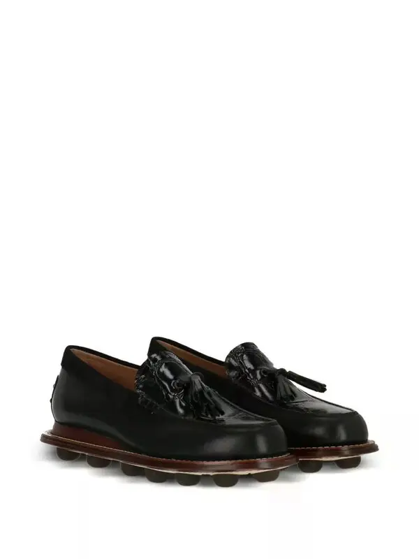 TOD'S Tassel-embellished Bubble Sole Loafers