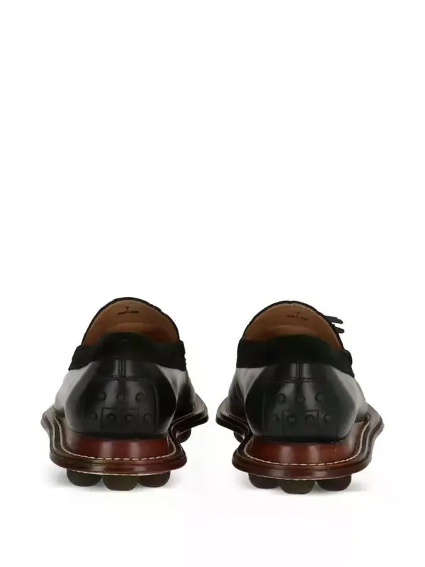 TOD'S Tassel-embellished Bubble Sole Loafers