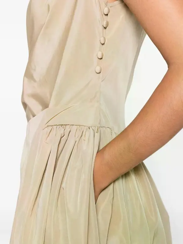 Simone Rocha Draped-detail Midi Dress