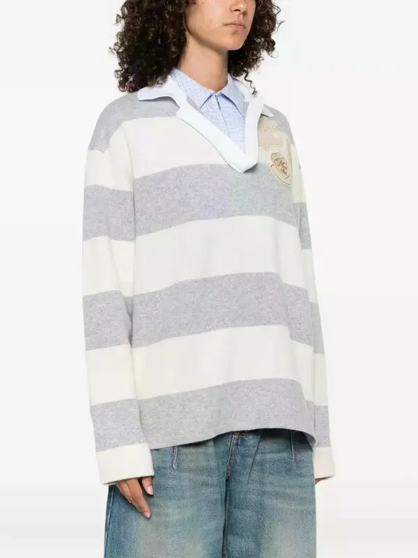 Moncler Striped Long Sleeve Top