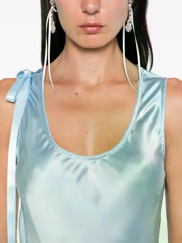 Simone Rocha Bow-detail Silk Dress