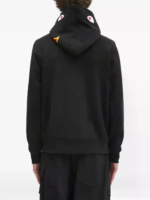 A Bathing Ape Shark Zip-Up Hoodie In Black - 47% Off | Editorialist
