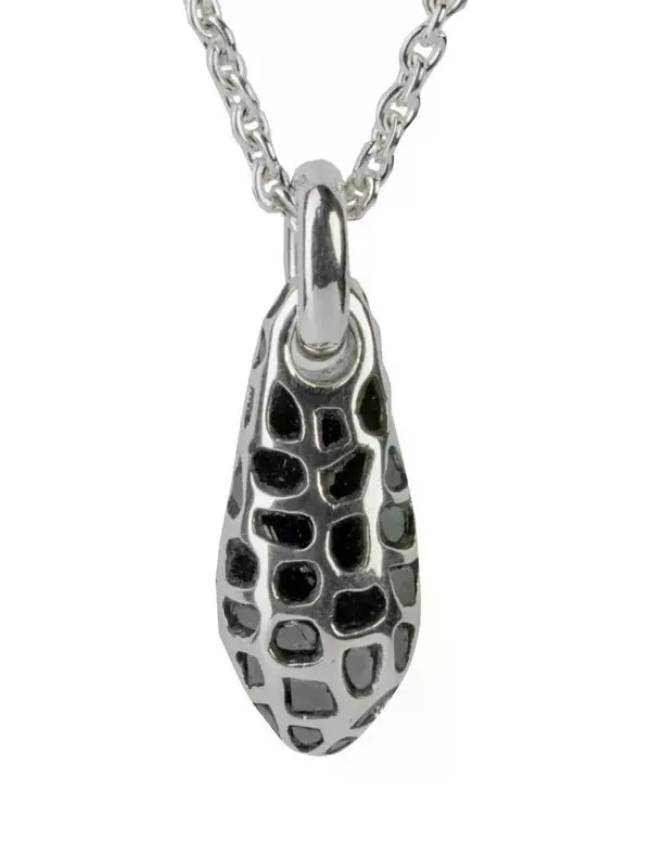PARTS OF FOUR Sterling Chrysalis Diamond Necklace - Silver
