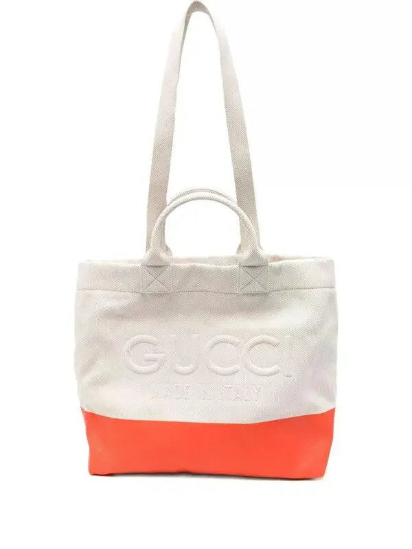 Gucci Logo-embossed Tote Bag