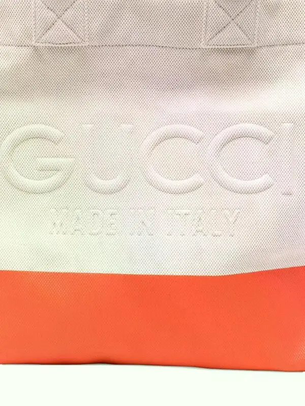 Gucci Logo-embossed Tote Bag