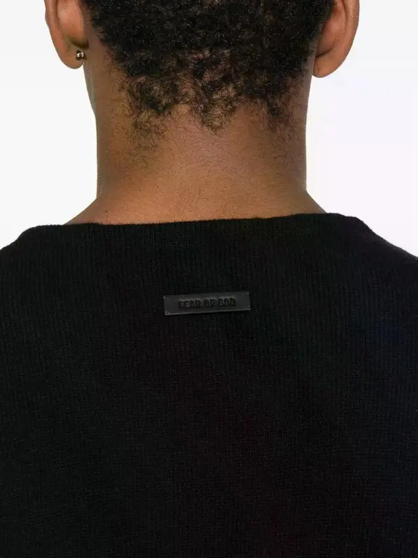 Fear Of God Crew-neck Wool Sweater - Black