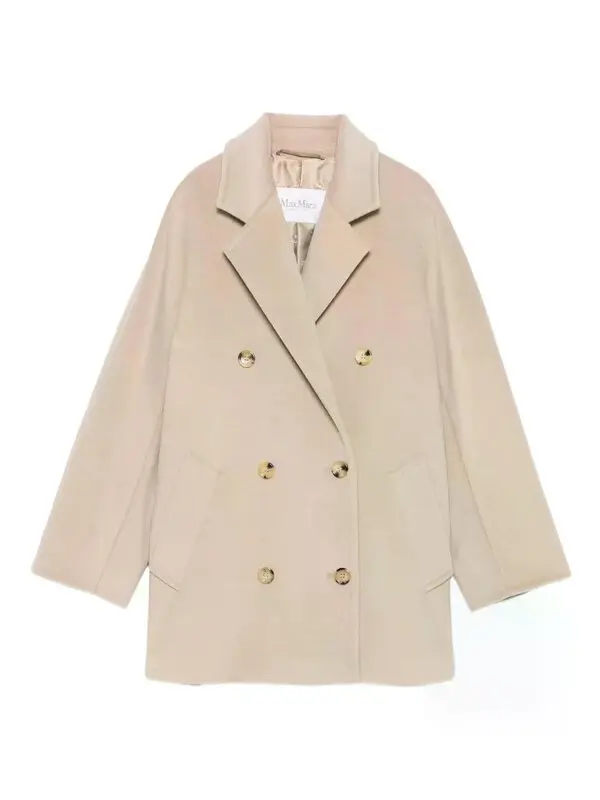 Max Mara Double-breasted Coat - Neutrals