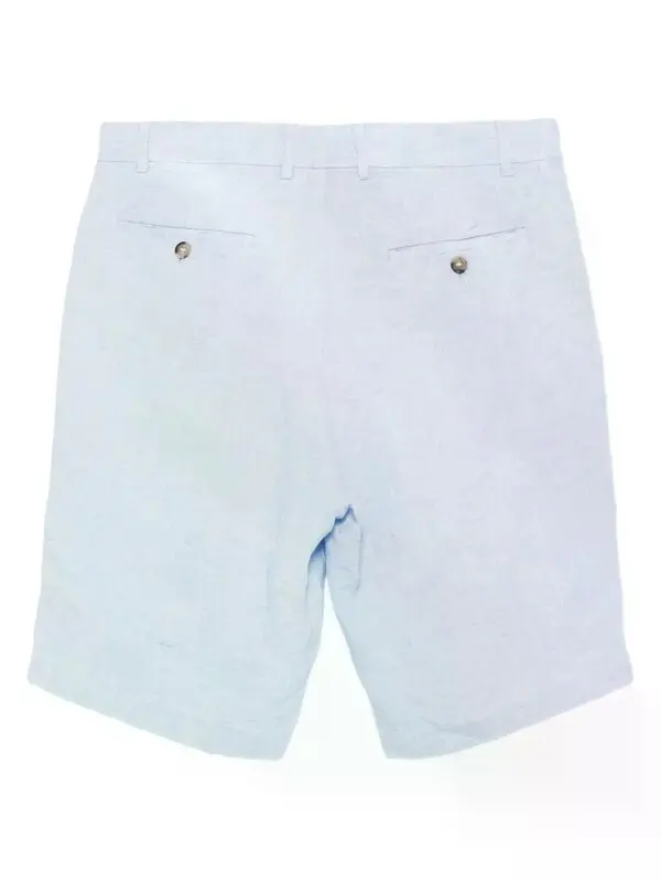Paul & Shark Linen Shorts With Keychain