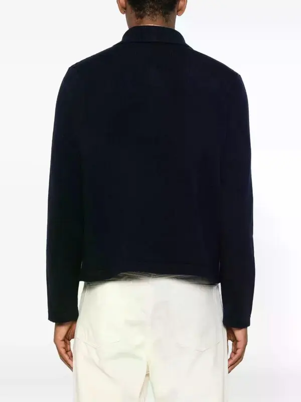 A.p.c. Polo-neck Buttoned Cardigan