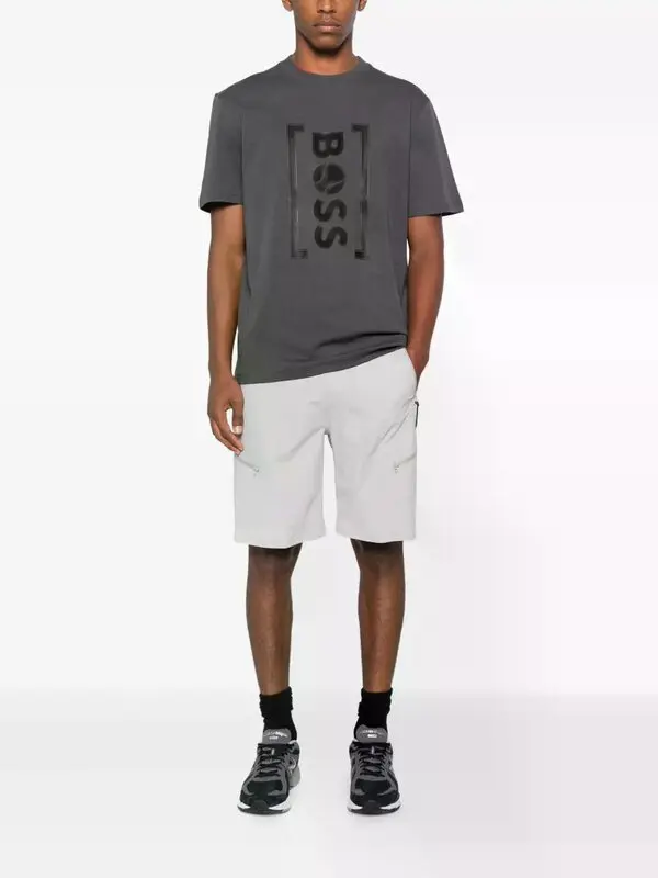 BOSS Logo-print Cotton T-shirt