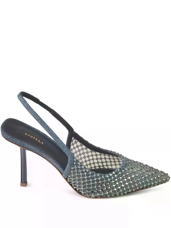 LE SILLA 80mm Crystal-embellished Pumps