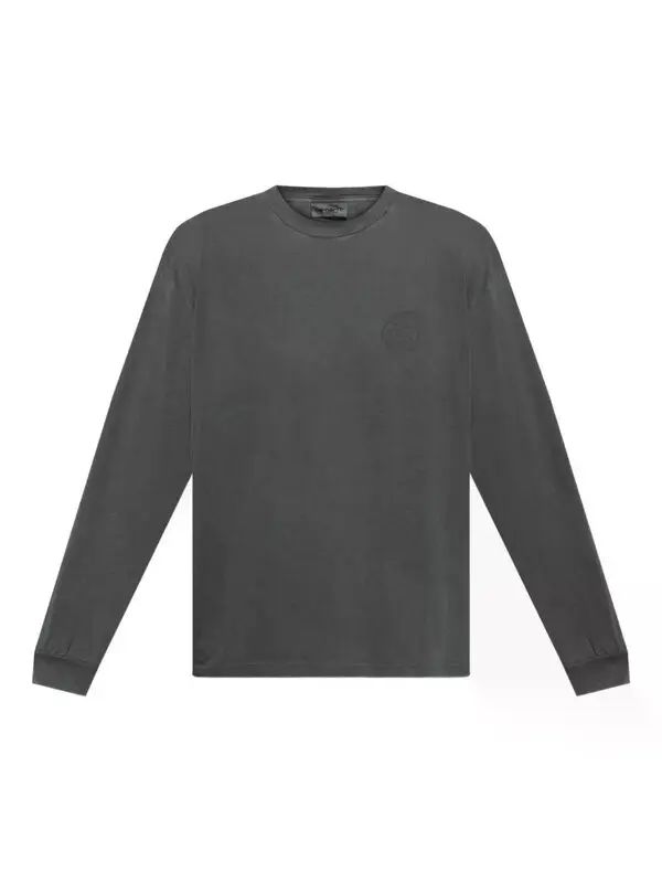 Carhartt Work In Progress Embroidered-logo Long-sleeve T-shirt - Grey