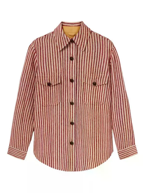 La DoubleJ Striped Button-down Shirt