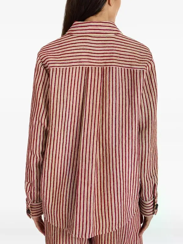 La DoubleJ Striped Button-down Shirt