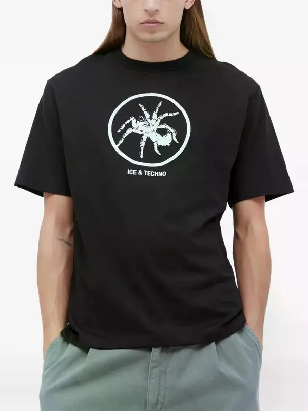 ICE & TECHNO Spider T-shirt - Black