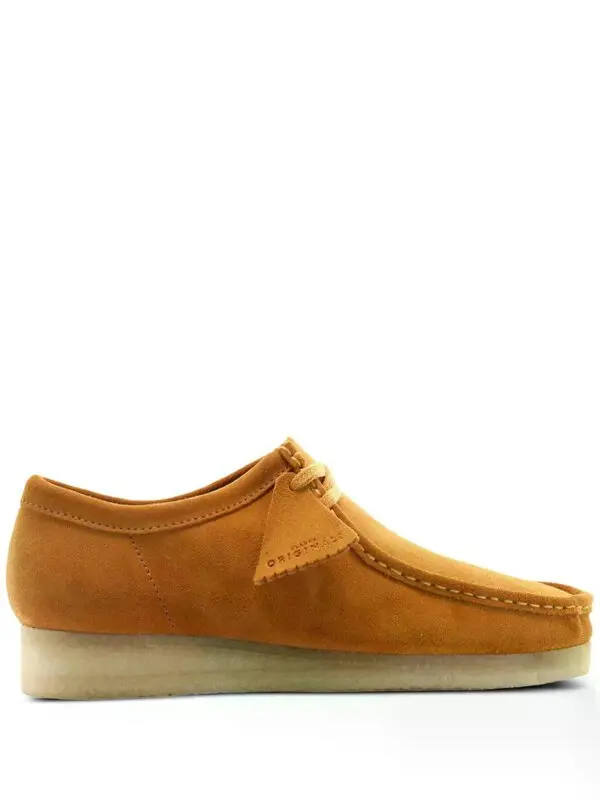 Clarks Wallabee Tumeric Suede Desert Boots
