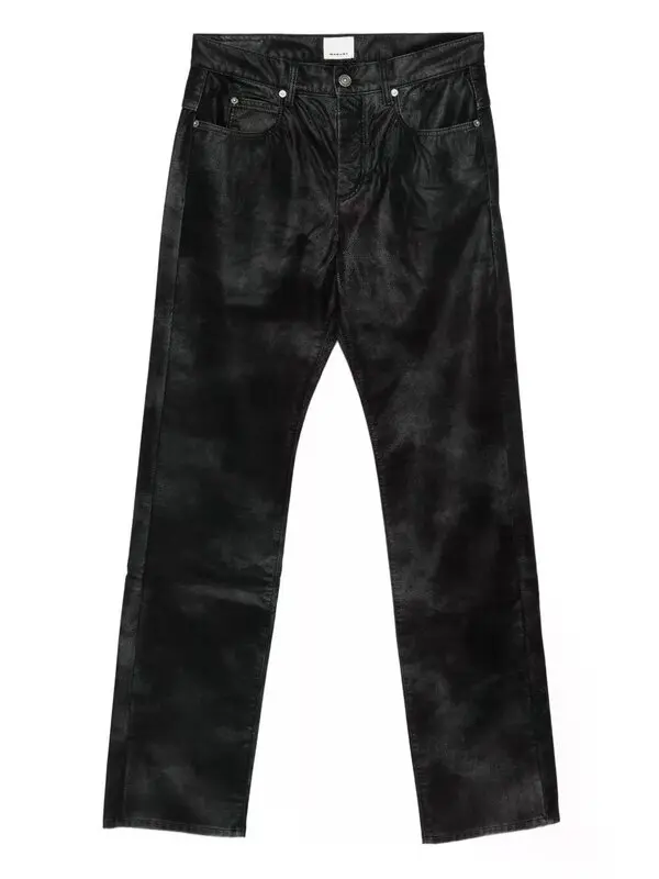 MARANT Kelvina Leather Trousers