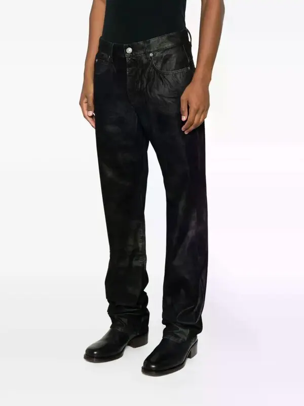 MARANT Kelvina Leather Trousers