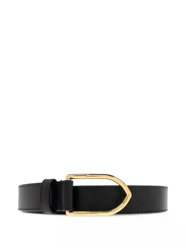 Jacquemus La Ceinture Bambino Leather Belt - Black