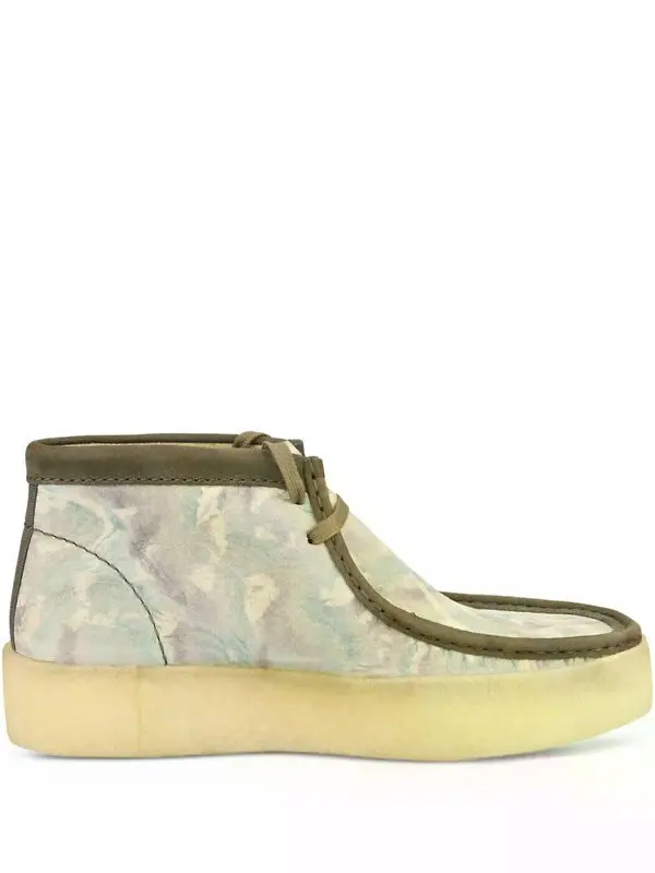 Clarks Wallabee Cup Bt Camouflage Boots - Green