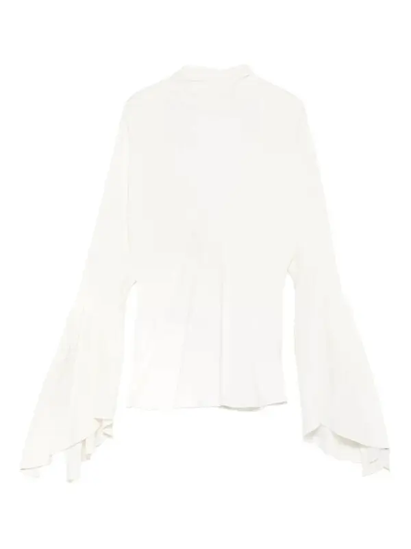Pinko Bell-sleeve Top - White